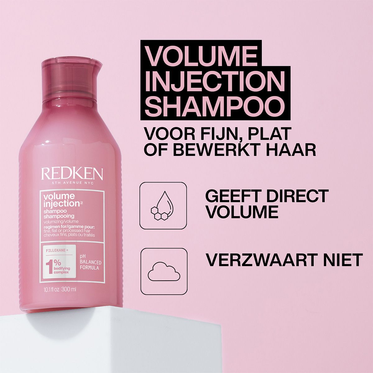 Redken Volume Injection Volume Shampoo voor Fijn Haar - morgen in huis ...