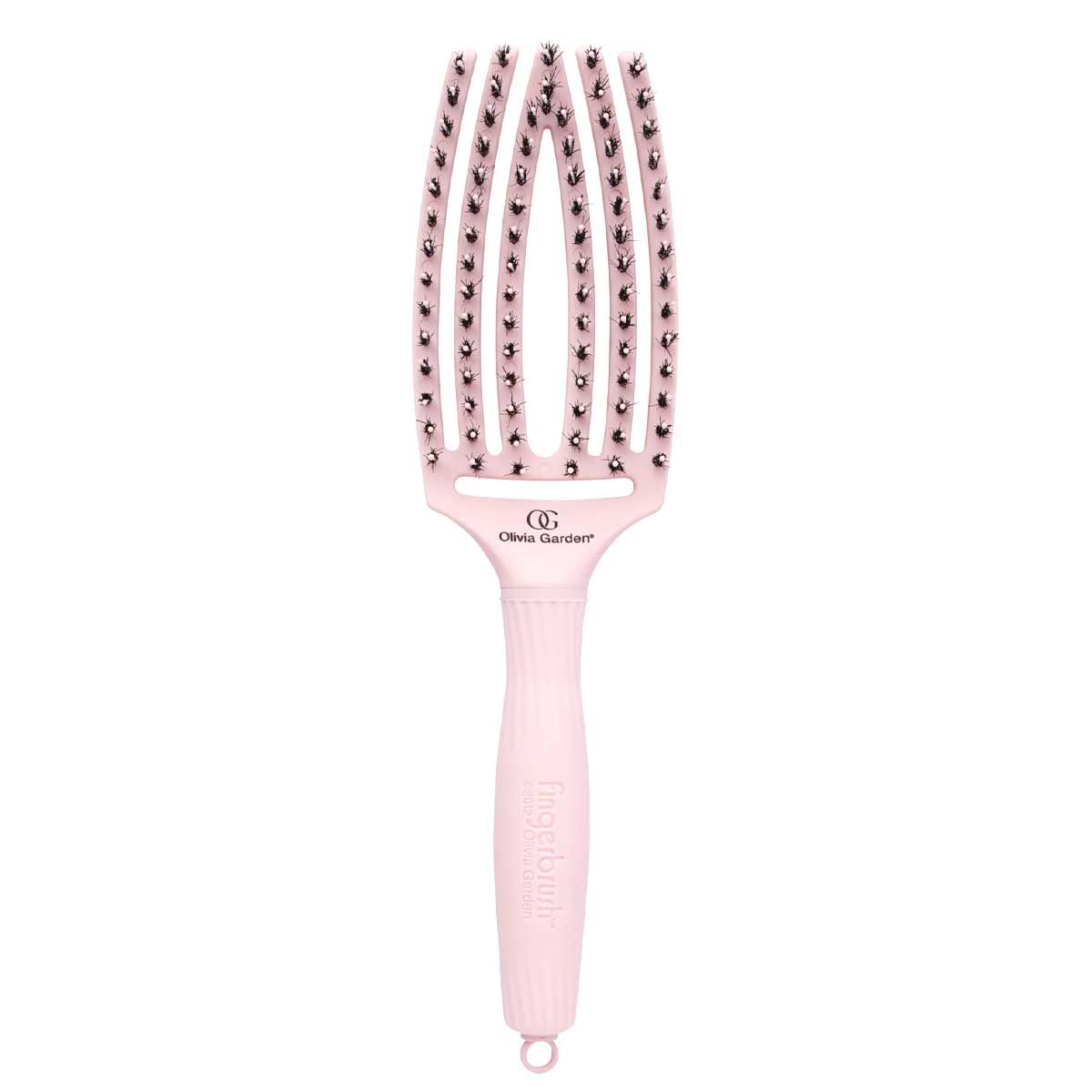 Olivia Garden Fingerbrush Care Iconic Boar & Nylon Pink M Morgen in ...